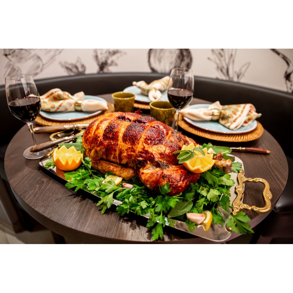 Dinde farcie au foie gras - volaille de haute qualité - Boucherie